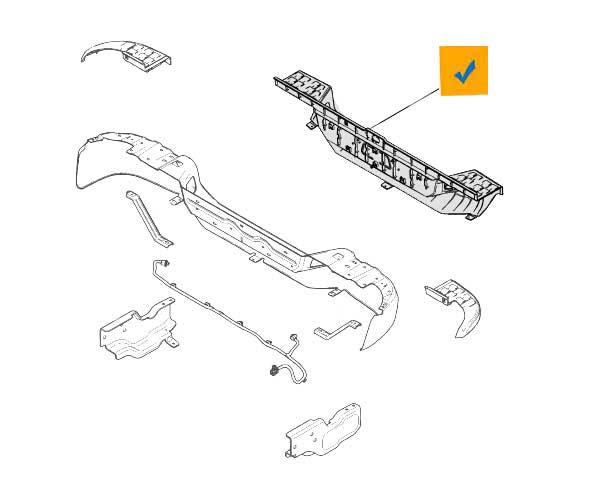 Repuestos :: Paragolpes Y Suspension Trasera :: Paragolpe Trasero ...