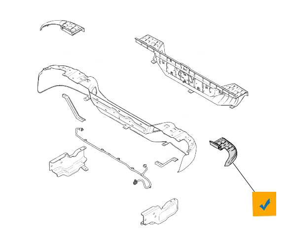 Repuestos :: Paragolpes Y Suspension Trasera :: Paragolpe Trasero ...