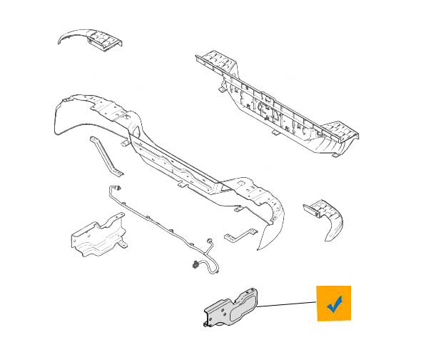 Repuestos :: Paragolpes Y Suspension Trasera :: Paragolpe Trasero ...
