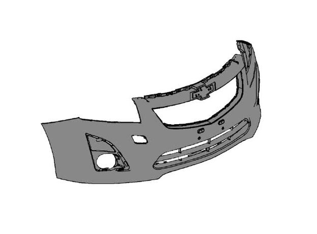 Repuestos :: Paragolpes Y Suspension Trasera :: Paragolpe Delantero ...