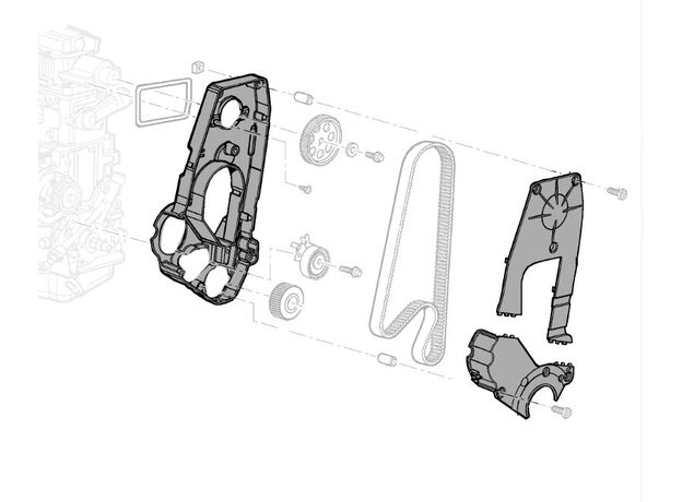 Repuestos :: Motor Y Embrague :: Distribucion Del Motor :: KIT CARCASAS ...